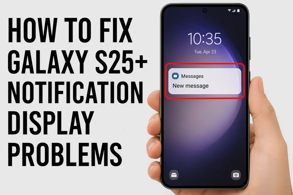 How to Fix Galaxy S25+ Notification Display Problems - NewTYou
